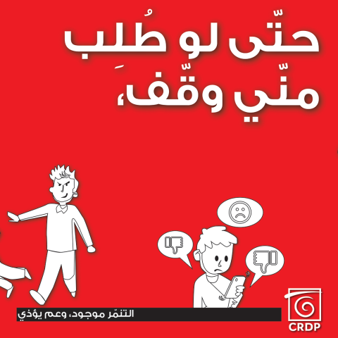 لا للتنمر | المركز التربوي للبحوث والإنماء - CRDP Lebanon